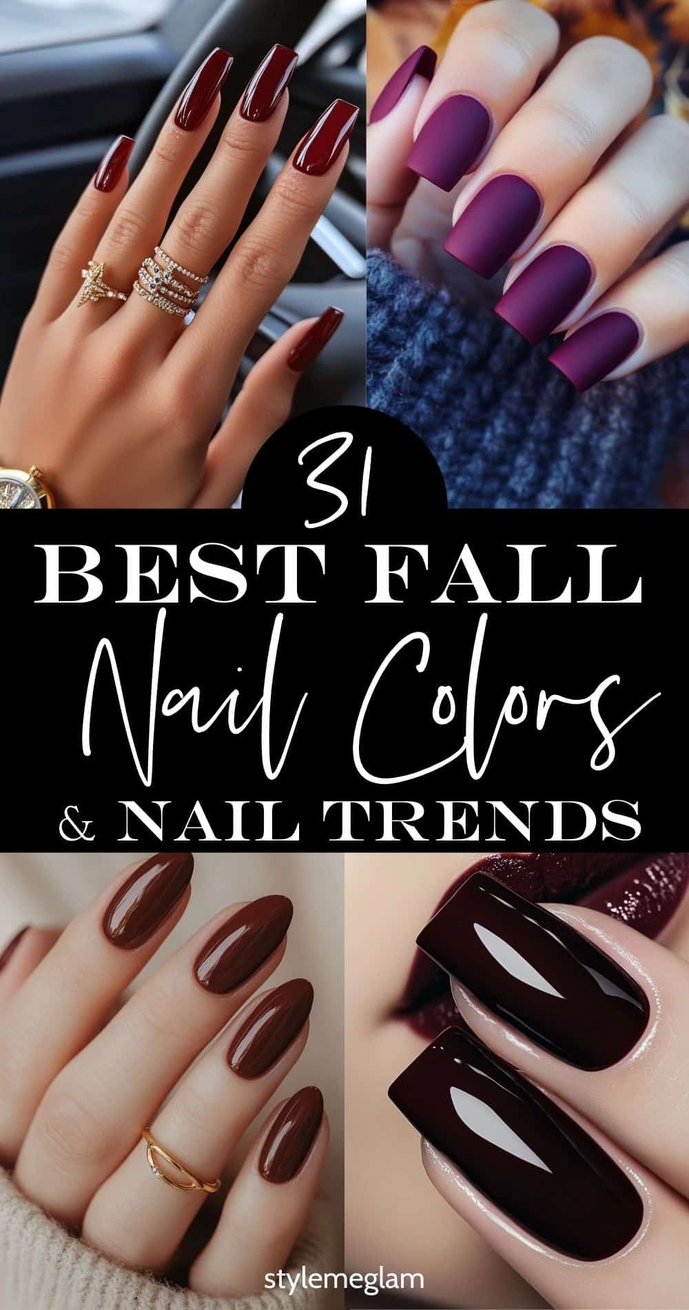 31 Popular Fall Nail Ideas that Scream Cozy Autumn Vibes