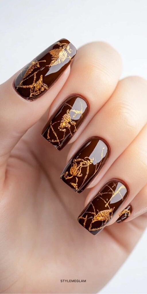 31 Popular Fall Nail Ideas that Scream Cozy Autumn Vibes