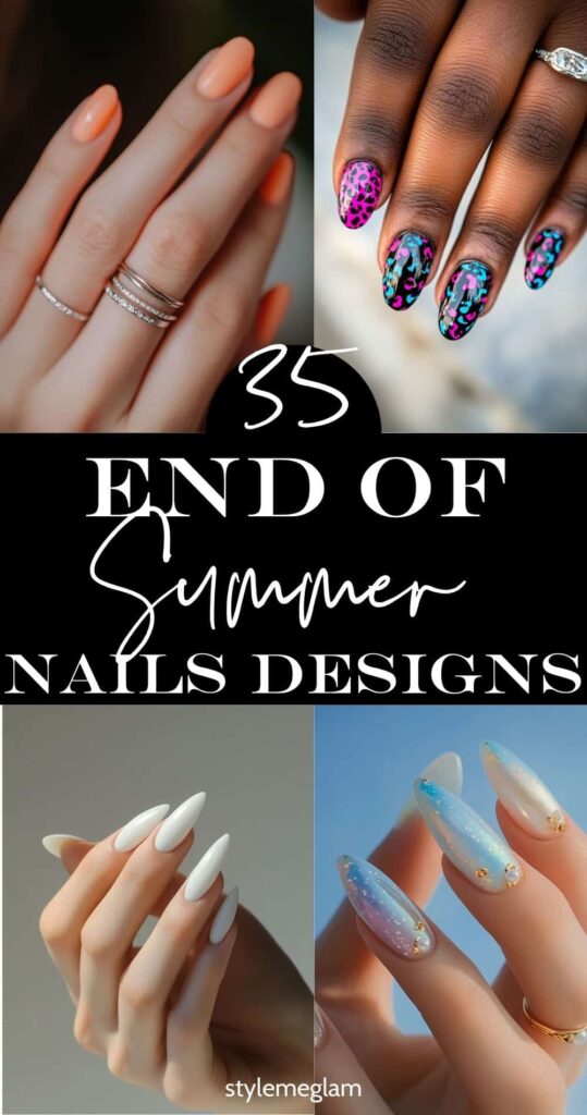 35 August Nail Ideas & Colors (Late Summer Nails)