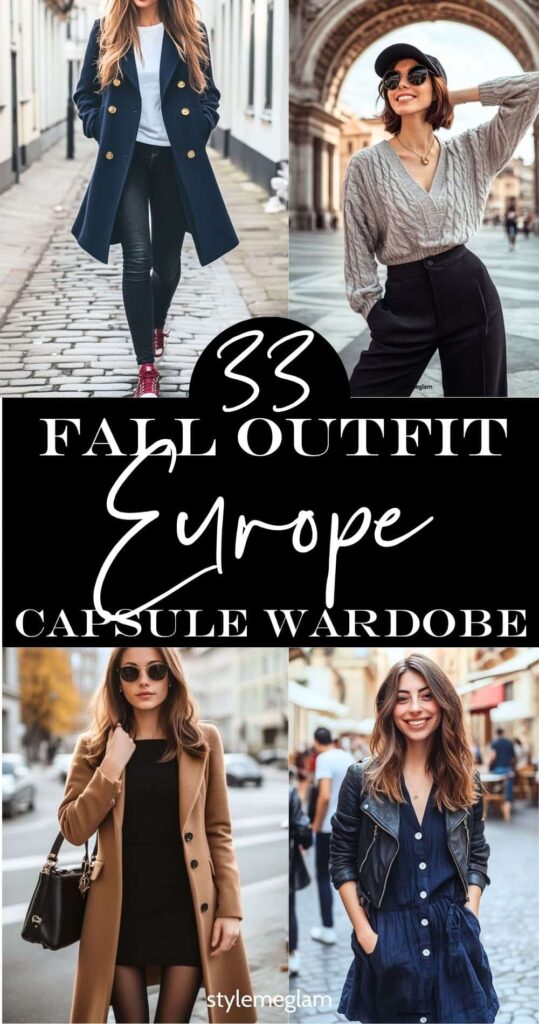 33 Casual Europe Fall Outfits (Your Travel Packing List)