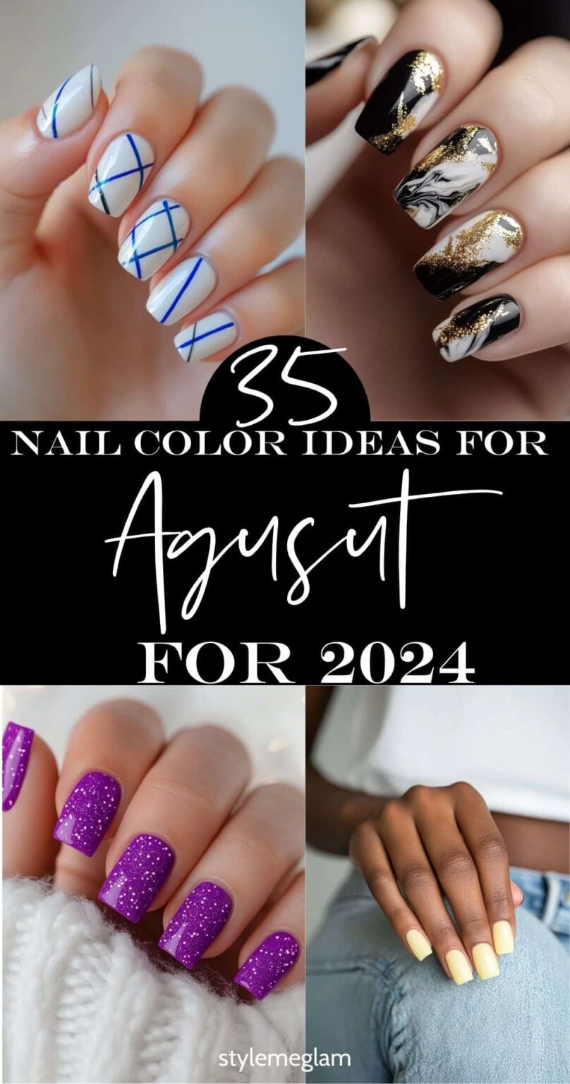35 August Nail Ideas & Colors (Late Summer Nails)