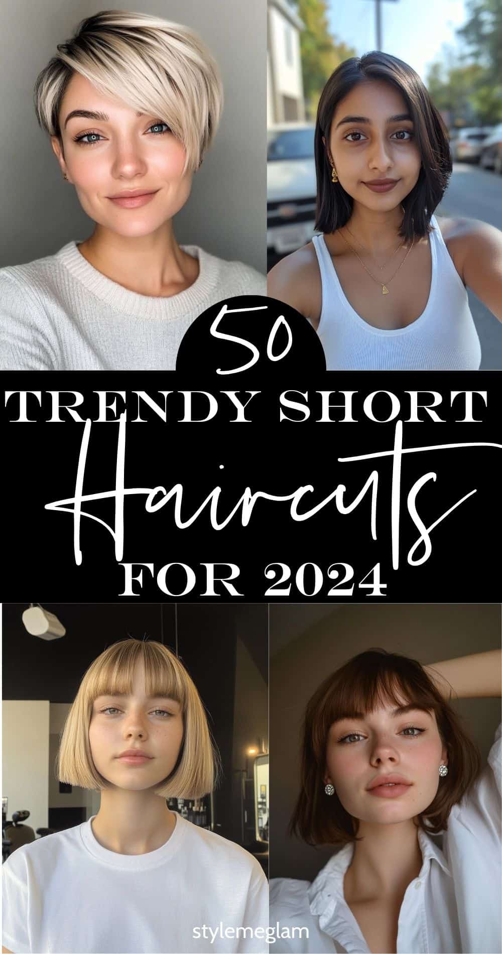 50 Short Hairstyle Ideas for Women in 2024