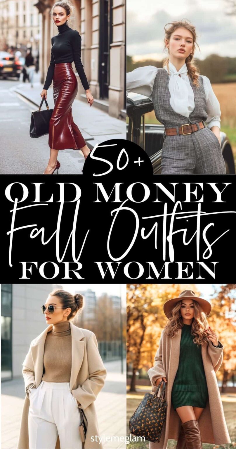 50+ Elegant Old Money Fall Outfit Ideas to Look Rich & Stylish