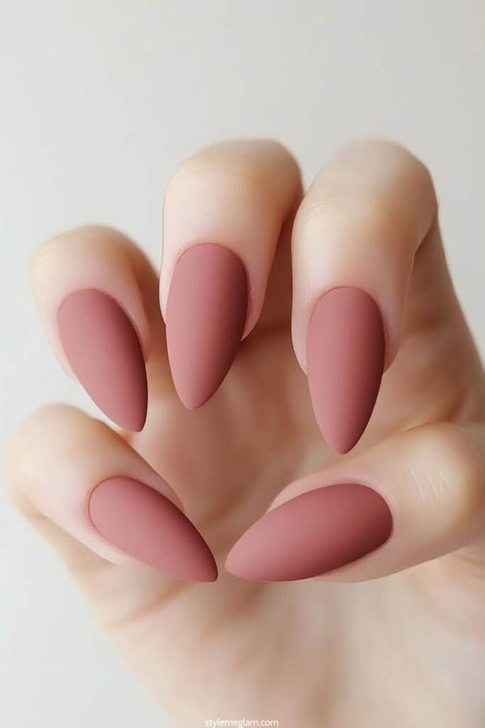 30 Pretty Fall Pink Nails I'm OBSESSED With