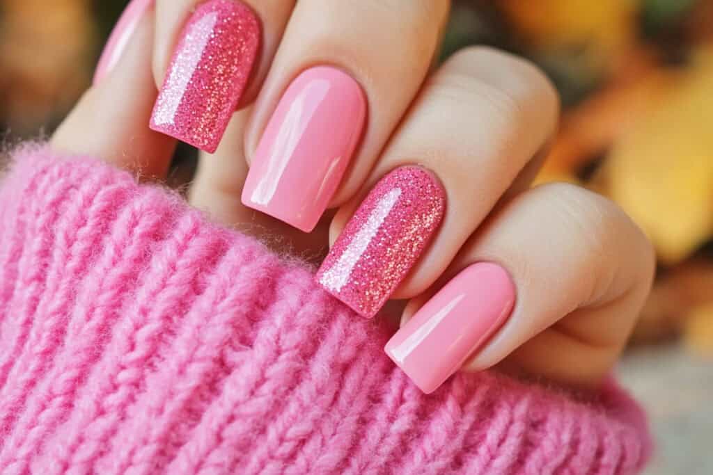 30 Pretty Fall Pink Nails I'm OBSESSED With