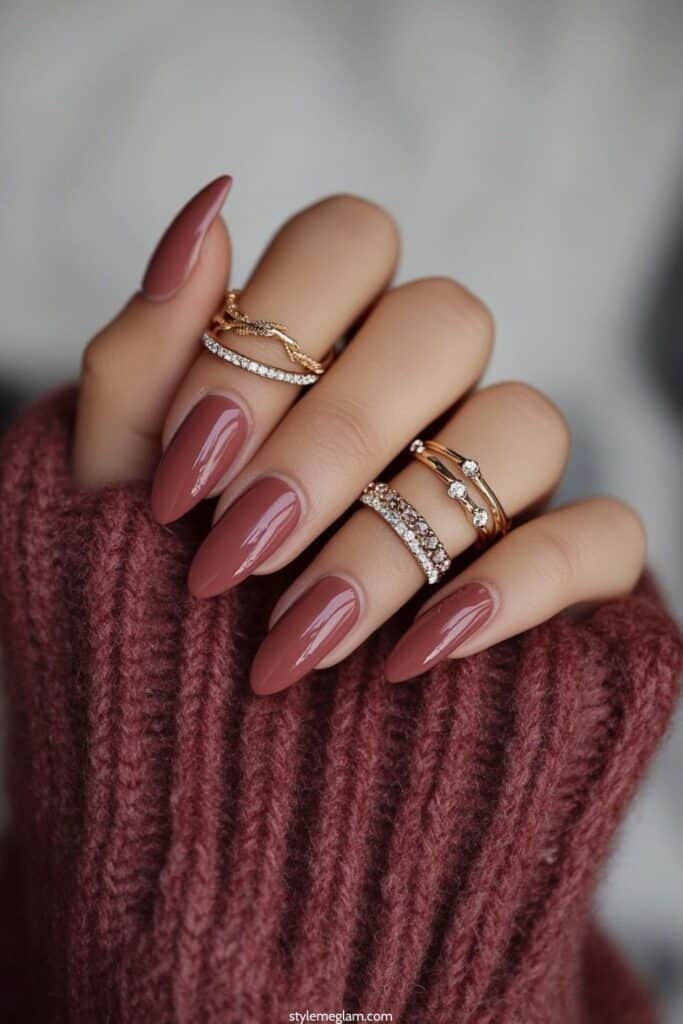 30 Pretty Fall Pink Nails I'm OBSESSED With