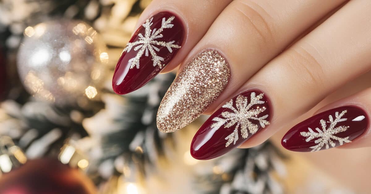 21 Cute Christmas Nails (Holiday Nail Ideas)