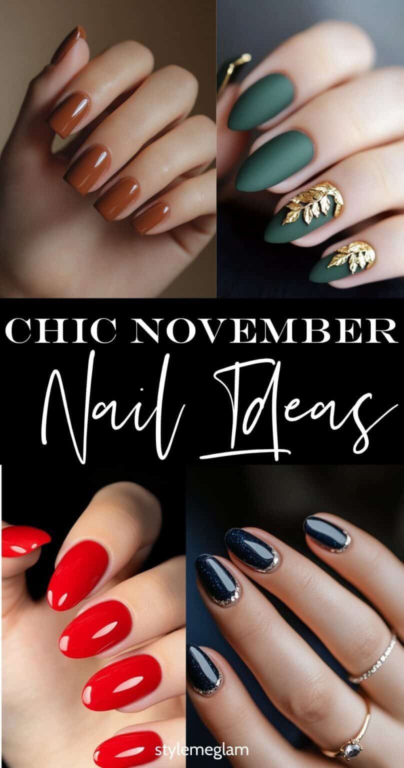 Trendy November Nails to Try This Fall Season