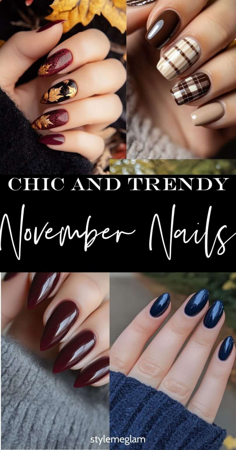 Trendy November Nails to Try This Fall Season