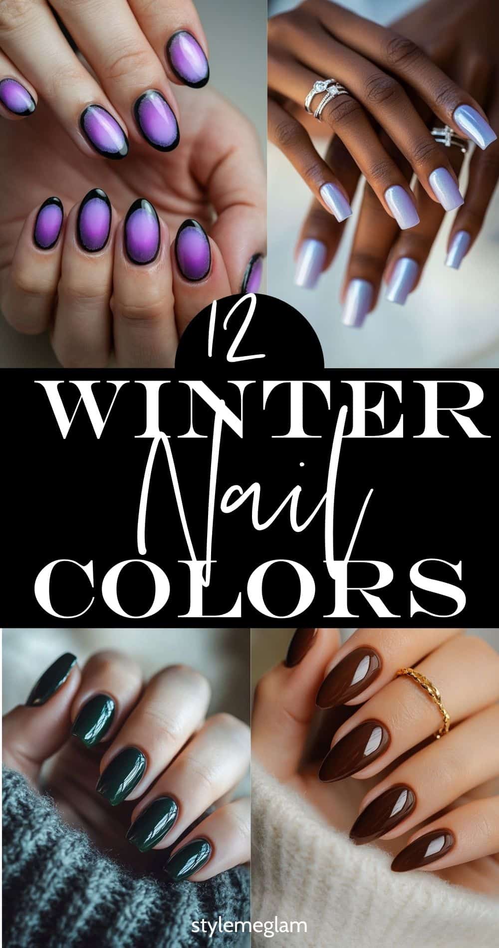 12 Popular Winter Nails ( December Nail Ideas)