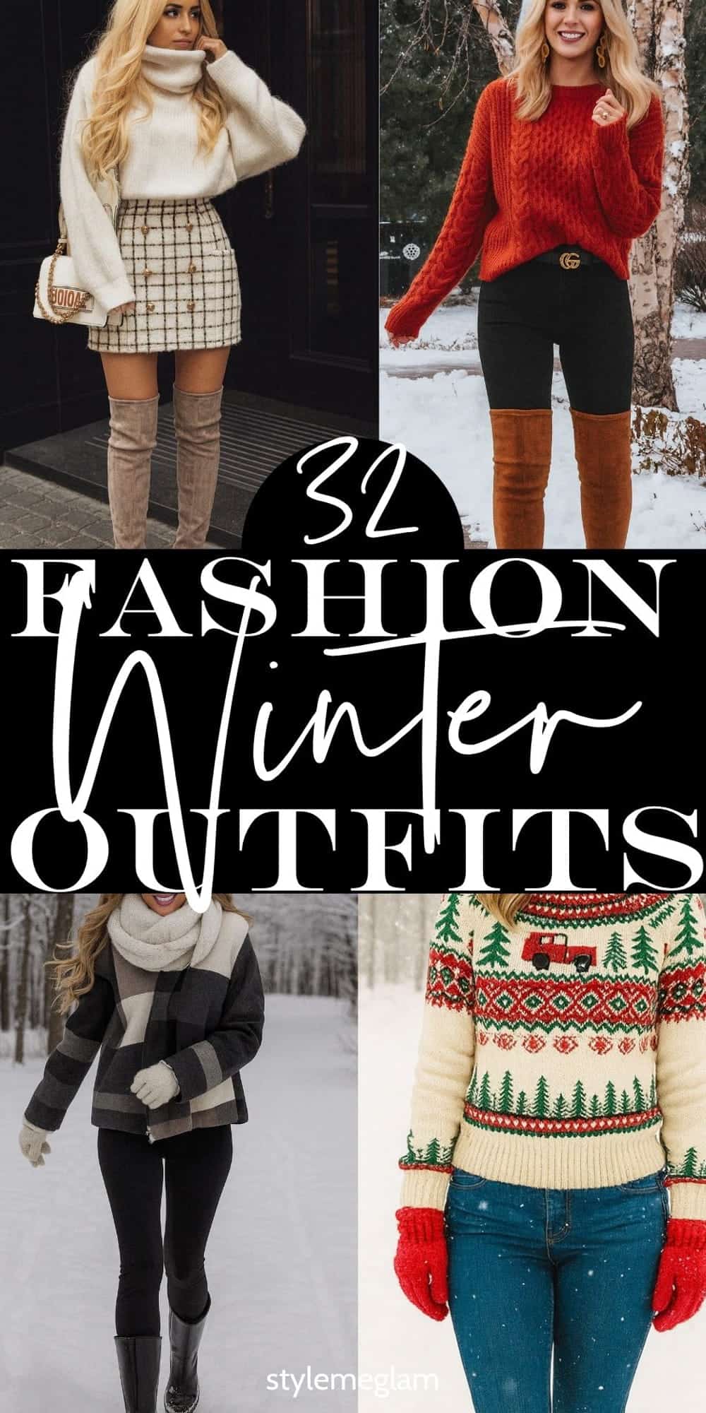 32 Cute & Chic Winter Outfits for the Cold