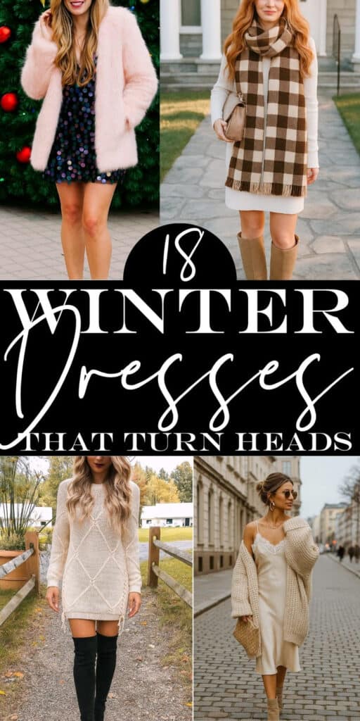 18 Winter Dress Outfit Ideas That Capture the Look