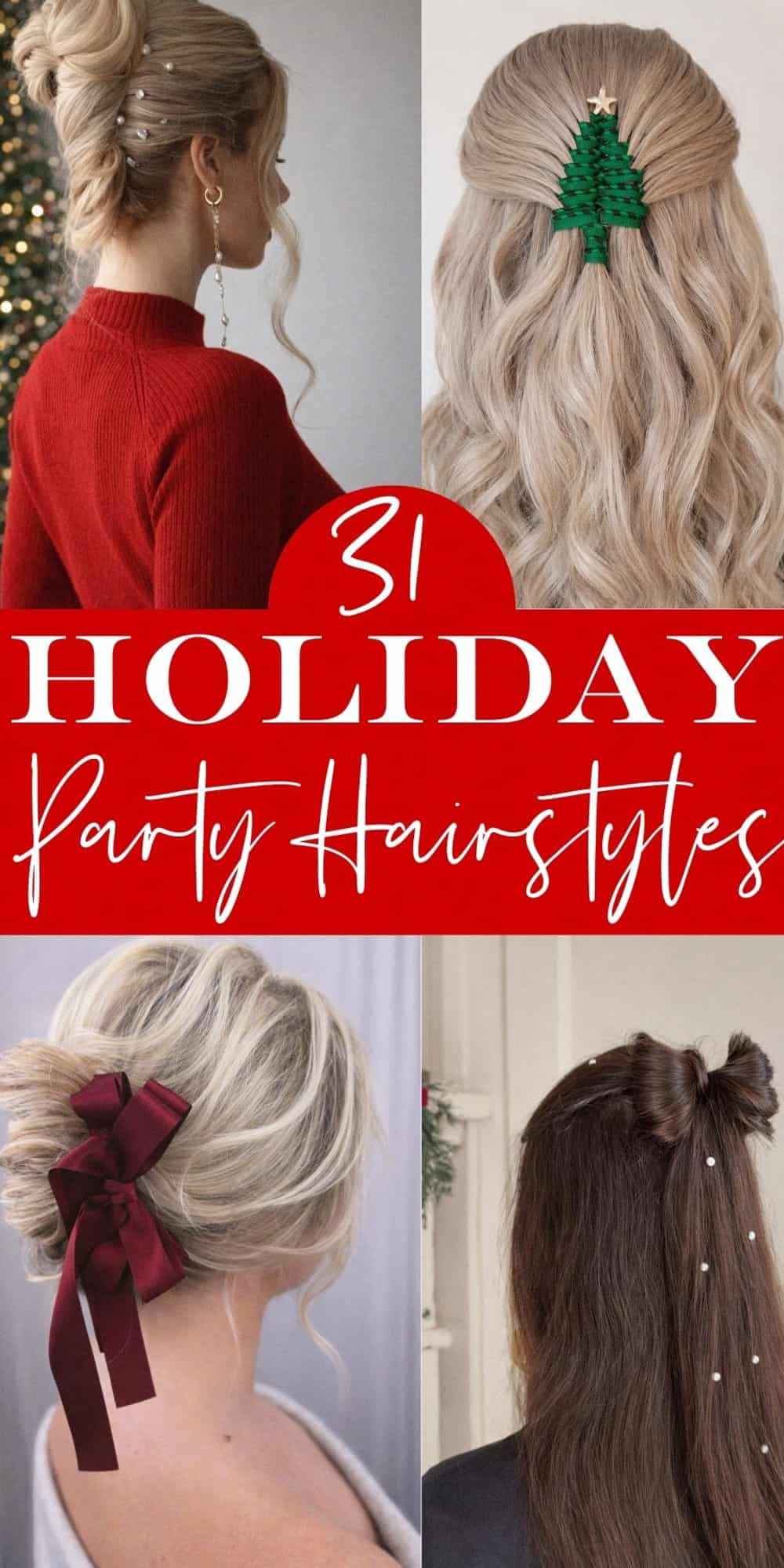 31 Chic Holiday Hairstyles for Christmas Parties