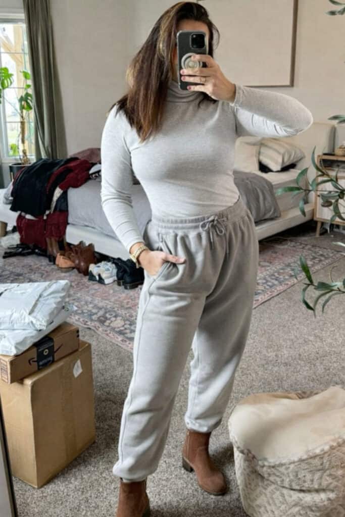 21 + Ways to Dress Up Sweatpants for an Everyday Relaxed Style